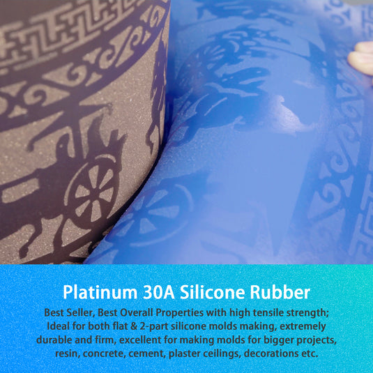 BBDINO 30A Clear Silicone Mold Making Half Gallon Kit | GP Platinum-Cu ...